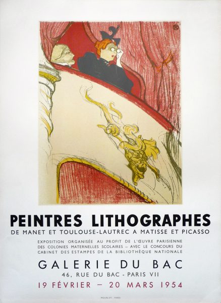 Henri Toulouse Lautrec Poster - Peintres Lithographes - Galerie du Bac