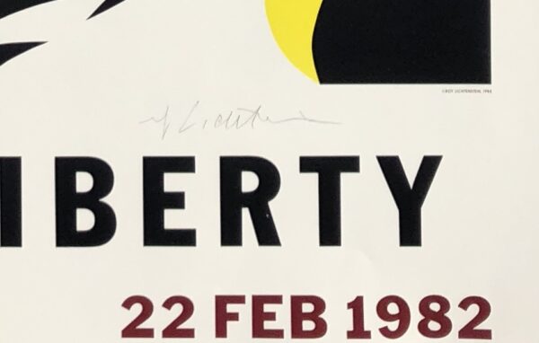 Roy Lichtenstein - I Love Liberty - Denis Bloch Fine Art Gallery