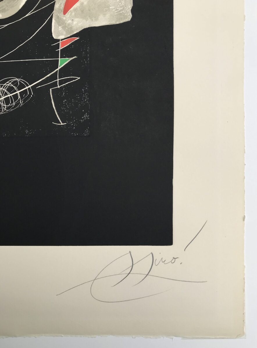 Joan Miro, l'Libre del Sis Sentits VI, 1981 | Denis Bloch Fine Art